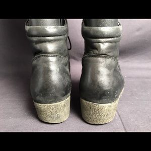 Mephisto | Shoes | Mephisto Black Leather Ankle Boots W Speed Laces ...